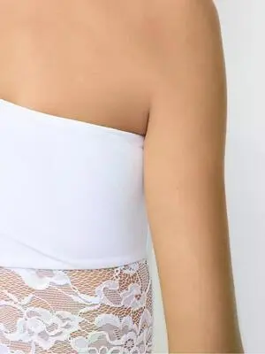 AMIR SLAMA Floral Lace Insert Body