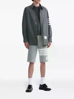 Thom Browne Snap Front Shirt Jacket