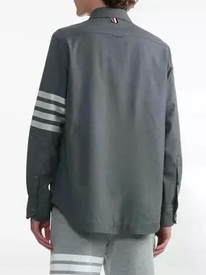 Thom Browne Snap Front Shirt Jacket