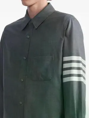 Thom Browne Snap Front Shirt Jacket
