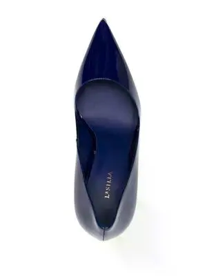 LE SILLA 125mm Eva Patent Leather Pumps - Blue