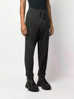 Balmain Low-crotch Drawstring-waist Trousers