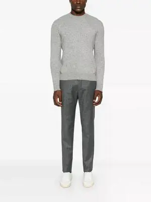 Eleventy Mélange Cashmere-silk Sweater