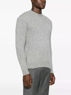 Eleventy Mélange Cashmere-silk Sweater