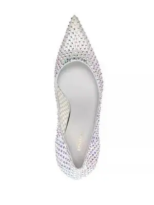 LE SILLA Gilda 90mm Crystal-embellished Pumps
