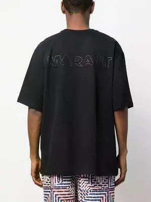 MARANT Logo-embroidered T-shirt