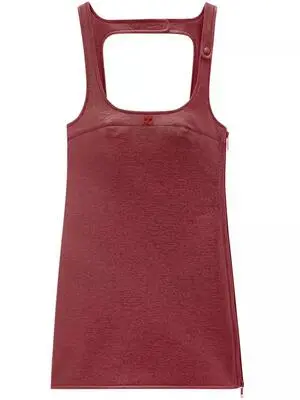 COURREGES Re-edition Vinyl Mini Dress - Red