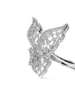 LEO PIZZO 18kt White Gold Light Wings Ring