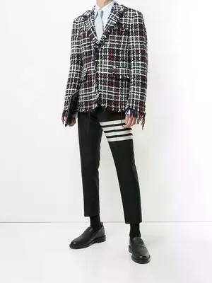 Thom Browne 4-bar Low-rise Trousers - Blue