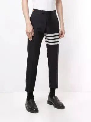 Thom Browne 4-bar Low-rise Trousers - Blue