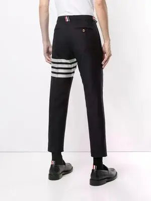 Thom Browne 4-bar Low-rise Trousers - Blue