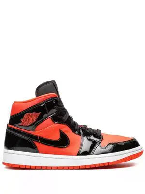 JORDAN 1 Mid Hot Punch Sneakers - Red