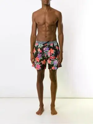 AMIR SLAMA Print Hibiscus Shorts