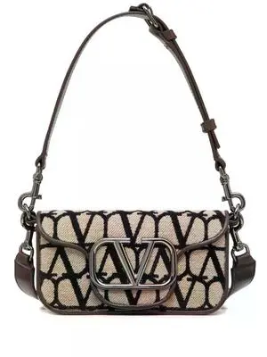 Valentino Garavani Mini Locò Toile Iconographe Shoulder Bag