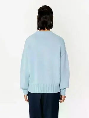 AMI Paris De Coeur Embroidered Sweater