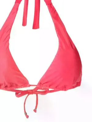 AMIR SLAMA Halterneck Non-wired Bikini Set - Pink