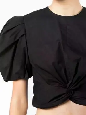 Vince Cropped Knot T-shirt