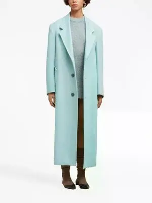 AMI Paris Single-breasted Wool-blend Coat