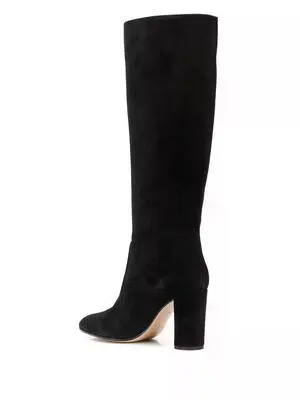 GIANVITO ROSSI Glen 85mm Suede Knee-high Boots