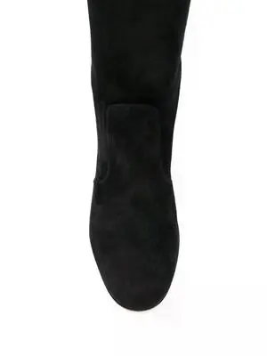 GIANVITO ROSSI Glen 85mm Suede Knee-high Boots