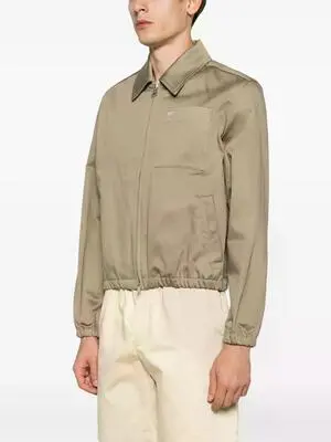 AMI Paris Heart-embroidered Shirt Jacket