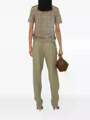 Burberry Checkered Cotton Shirt