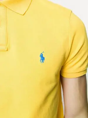 Polo Ralph Lauren Piqué Polo Shirt - Grey