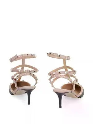 Valentino Garavani Rockstud 65mm Cage Pumps - Neutrals