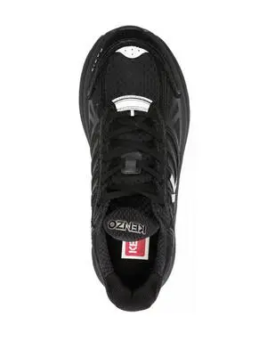 Kenzo Tech Runner Lace-up Sneakers - Black