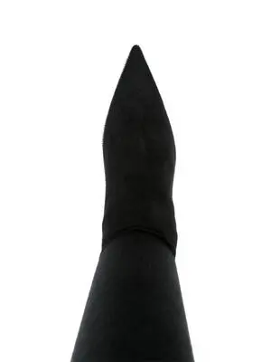 Rene Caovilla 70mm Crystal-embellished Knitted Boots