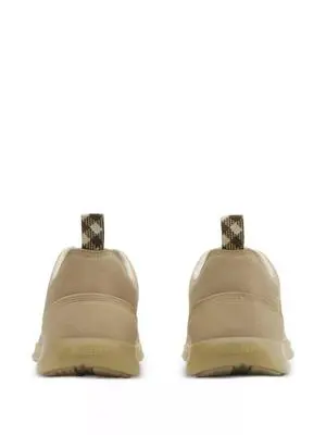 Burberry Leather Matrix Sneakers - Neutrals
