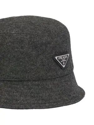 Prada Loden Rain Hat - Grey