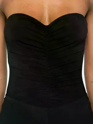 Norma Kamali Mio Bodysuit - Black