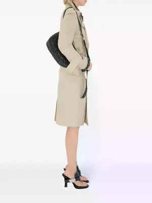 Burberry Off-centre Canvas Trench Jacket