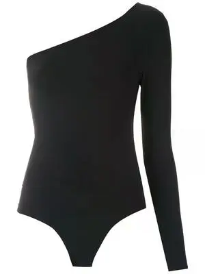 AMIR SLAMA Lace Insert Body Top