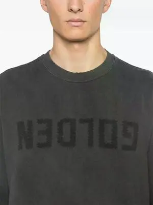 GOLDEN GOOSE Logo-print Long-sleeve Sweatshirt