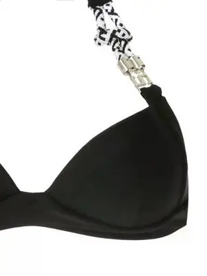 AMIR SLAMA Rope Detail Balconette Bikini Set