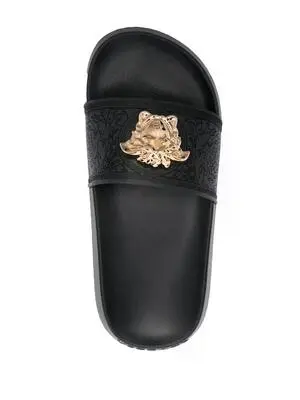 Versace Palazzo Medusa-plaque Rubber Slides