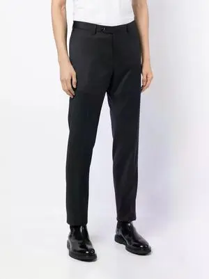 PT TORINO Slim-cut Tailored Trousers - Grey