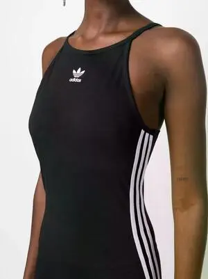 Adidas Logo-embroidered Sleeveless Dress