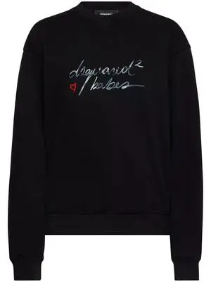 Dsquared2 Logo-print Sweatshirt - Black