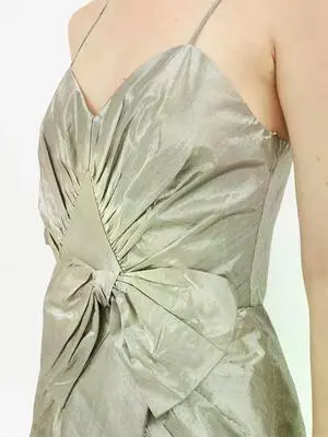 MAISON MARGIELA Bow-detail Lurex Midi Dress