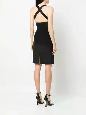 Philipp Plein Silk Mini Dress - Black