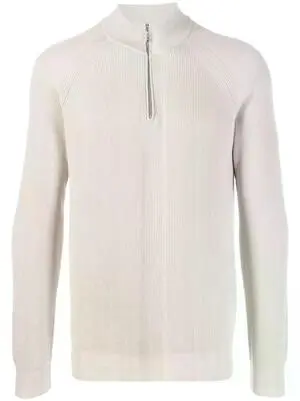MOORER Ribbed-knit Jumper