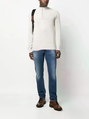 MOORER Ribbed-knit Jumper