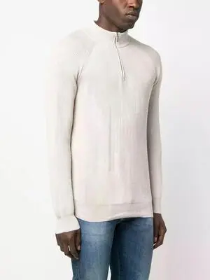 MOORER Ribbed-knit Jumper