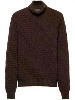 Prada Wool And Cashmere Turtleneck Sweater