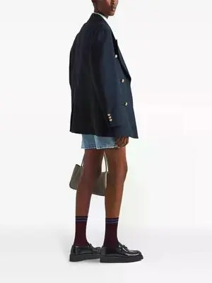 Prada Double-breasted Cotton Blazer