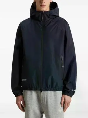 Woolrich Hooded Windbreaker Jacket - Blue