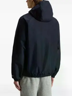 Woolrich Hooded Windbreaker Jacket - Blue